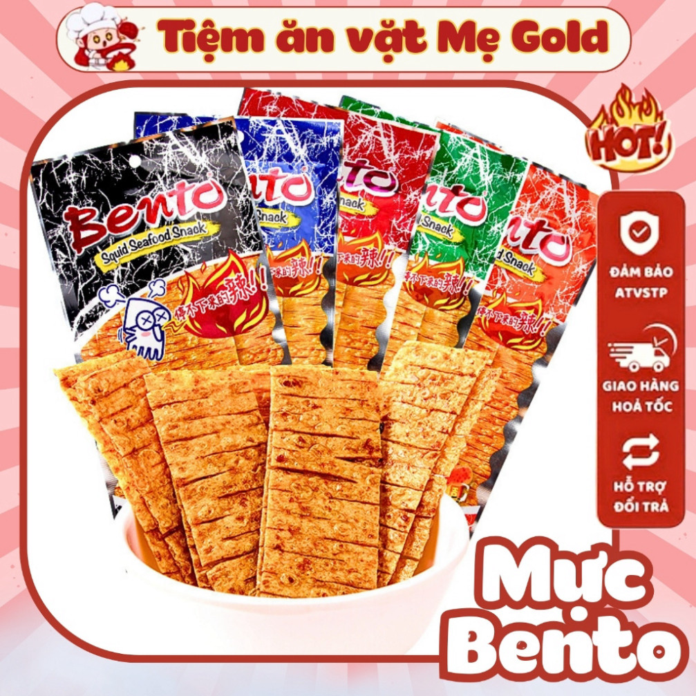 Bento Squid 13 Packs of All Flavors, Thai Bento Squid, Super Spicy ...