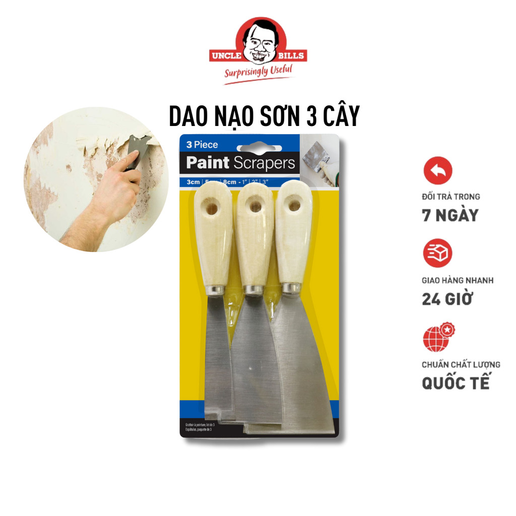 UNCLE BILLS HP0021 Paint Scraper Set of 3 - Imported Goods | Shopee ...