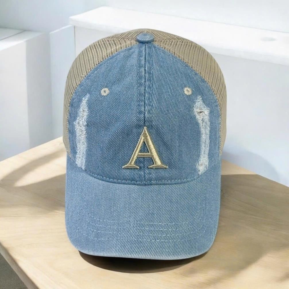 (VNXK Goods) Hats, baseball caps embroidered with the letter A ...