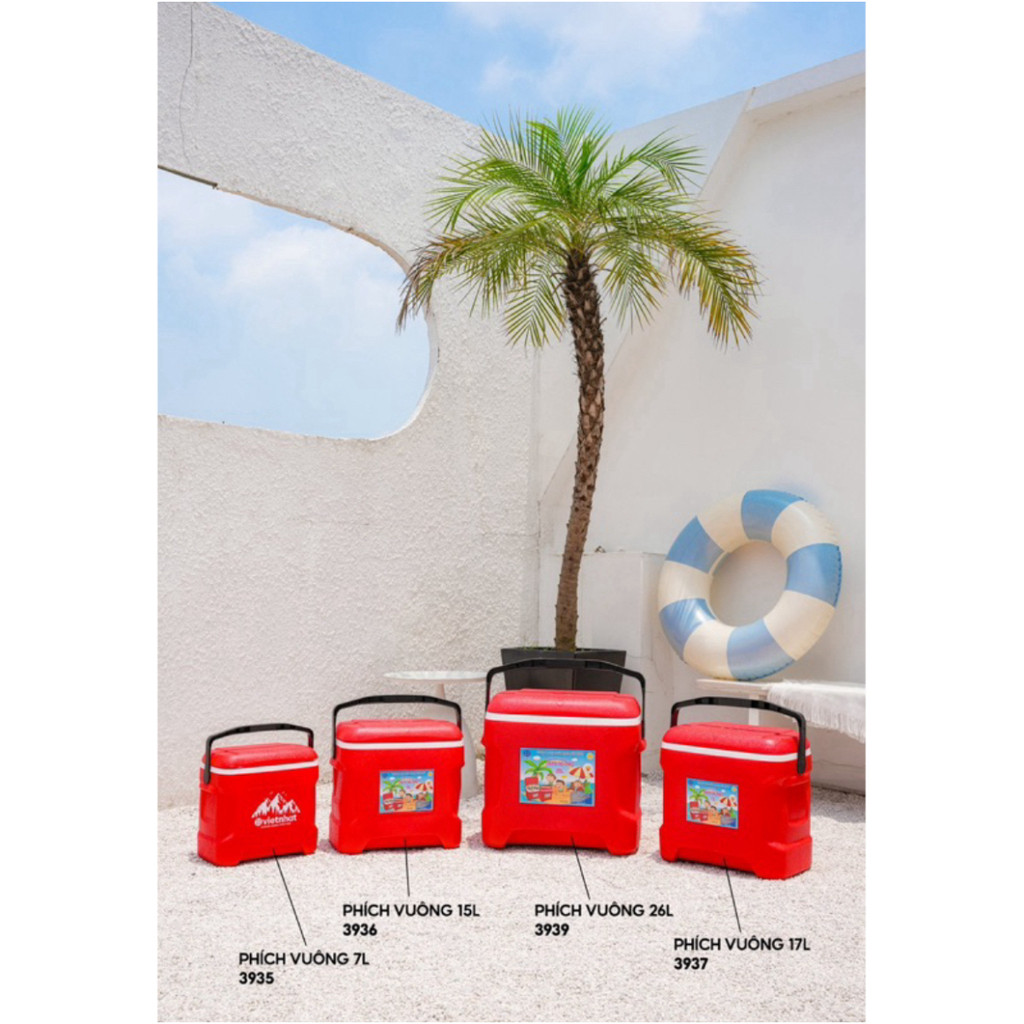 Thermos, VIET JAPAN plastic ice thermos, round ice thermos with ...