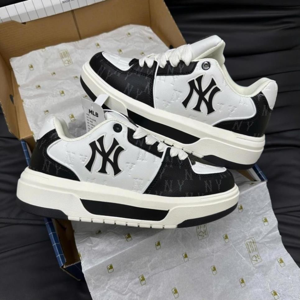 Mlb Chunky Liner Embo Monogram Sneakers, MLB Chunky Ny Shoes Black and ...