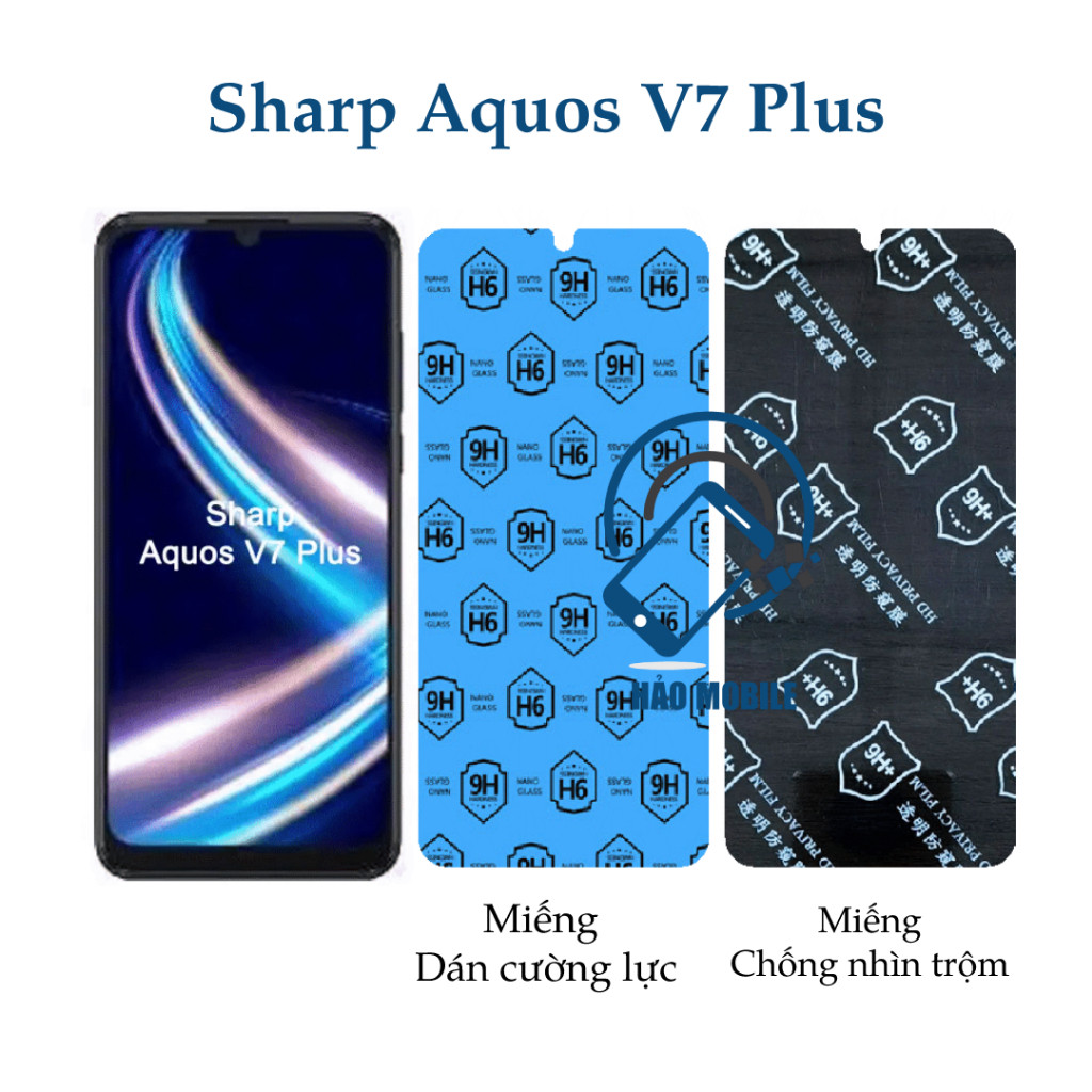 Sharp Aquos V7 Plus nano flexible tempered film (transparent and anti ...