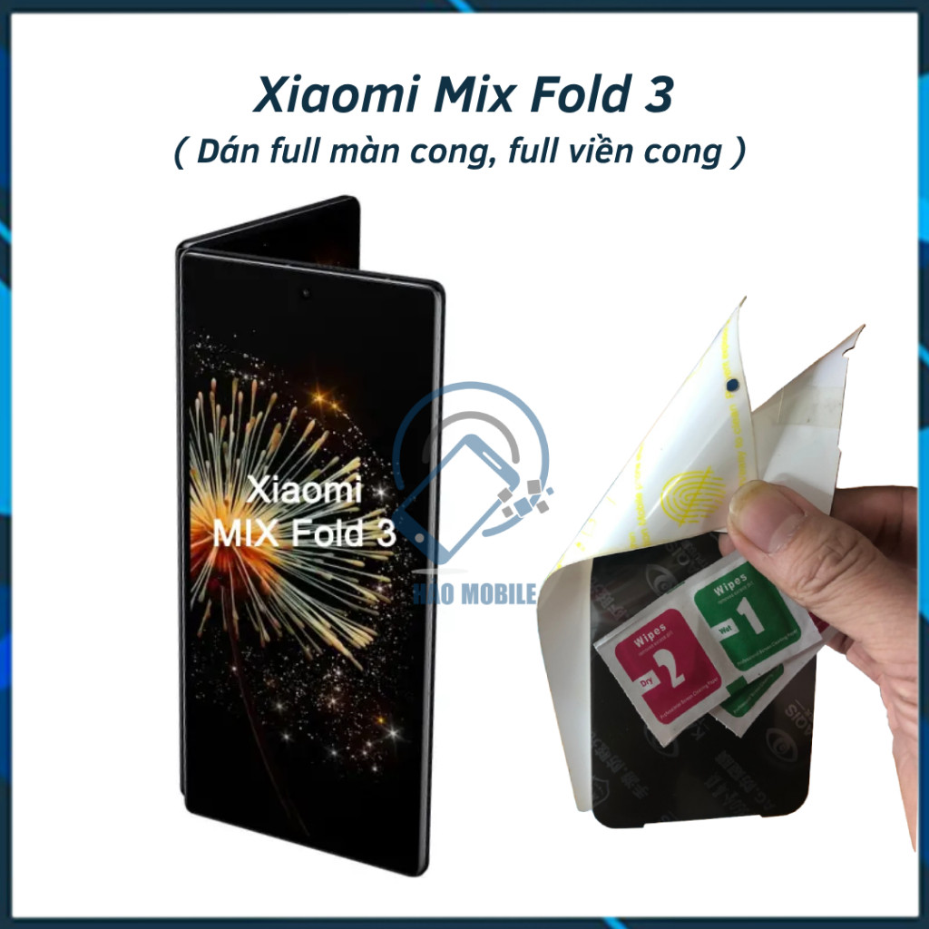 Ppf flexible sticker for Xiaomi Mix Fold 3 (sticker for Small/Small ...