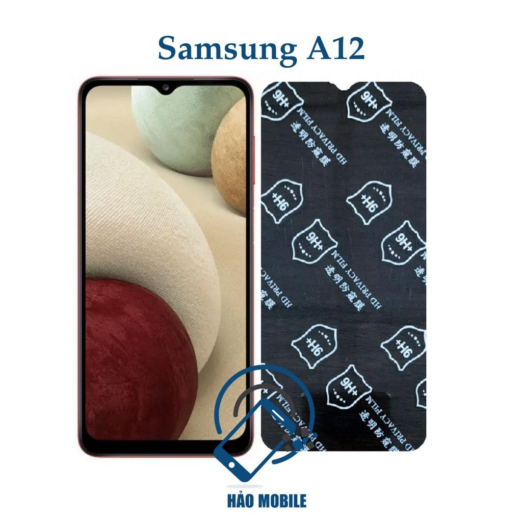 Samsung A12 anti-peeping sticker - 9H+ nano flexible tempered sticker ...