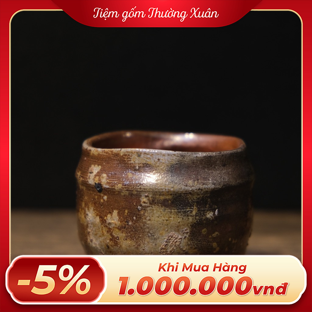 Metallic Bizen tea cup (bottom seal) | Shopee Philippines