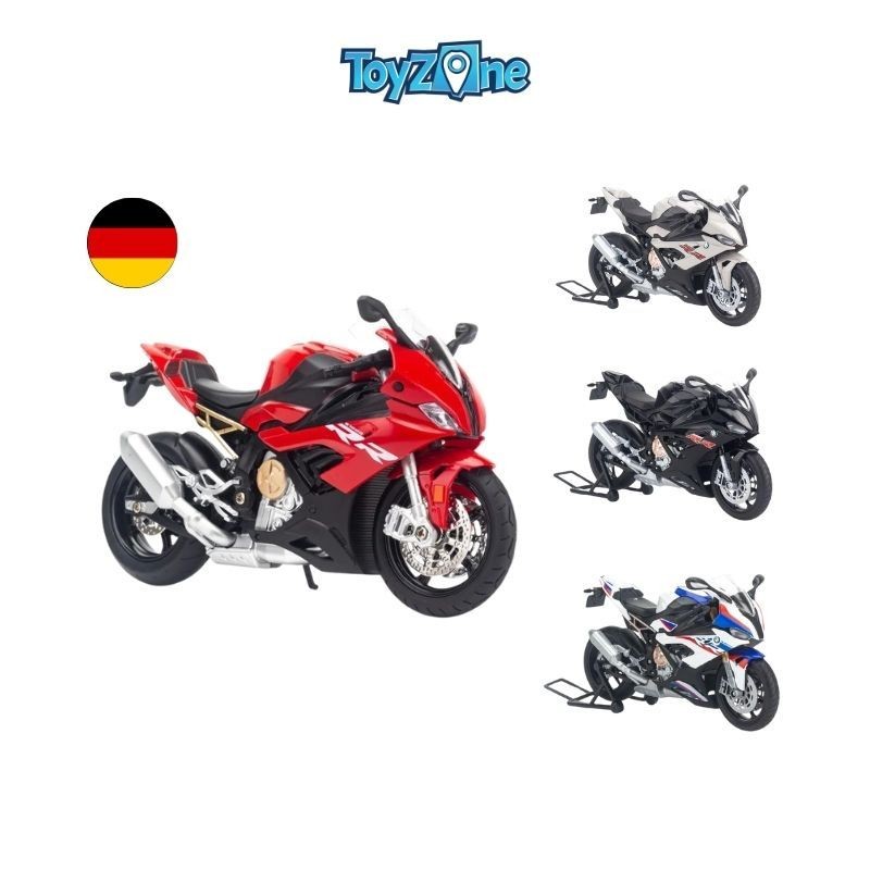 BMW S1000RR, R Nine T Scrambler, R1200GS, R18 1:12 Motorcycle Models ...