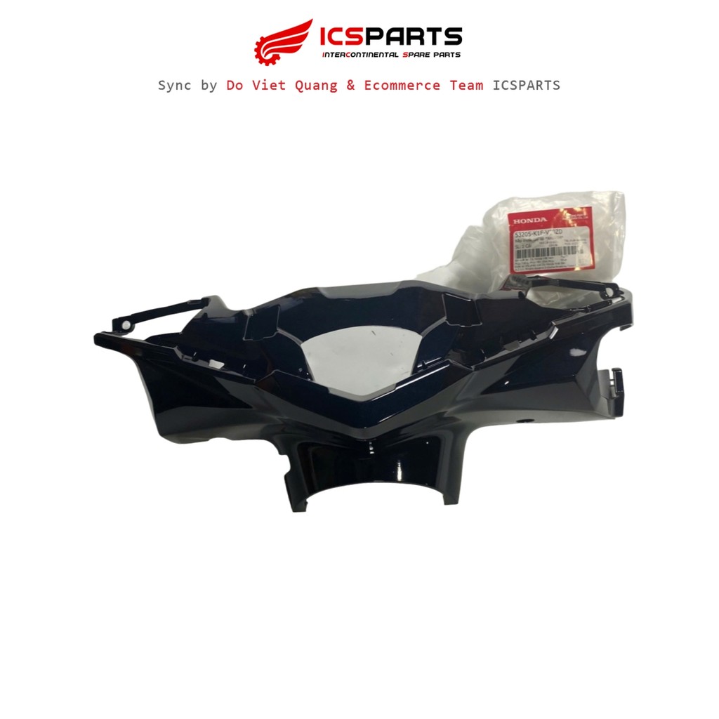 Plastic Handlebar Front Cover NHB25M HONDA Air Blade 150 Gloss Black ...