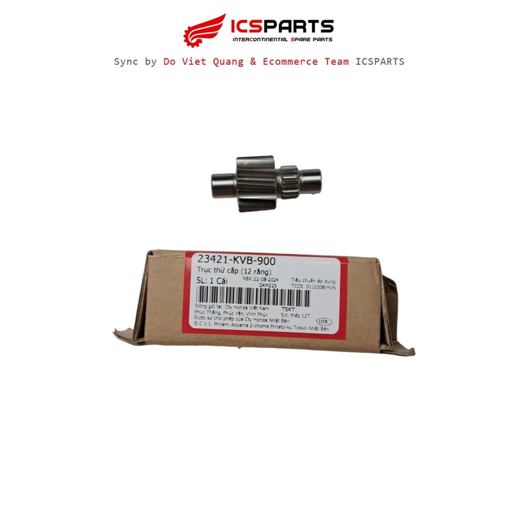 Secondary shaft (12 teeth) HONDA Air Blade / Click (23421-KVB-900 ...