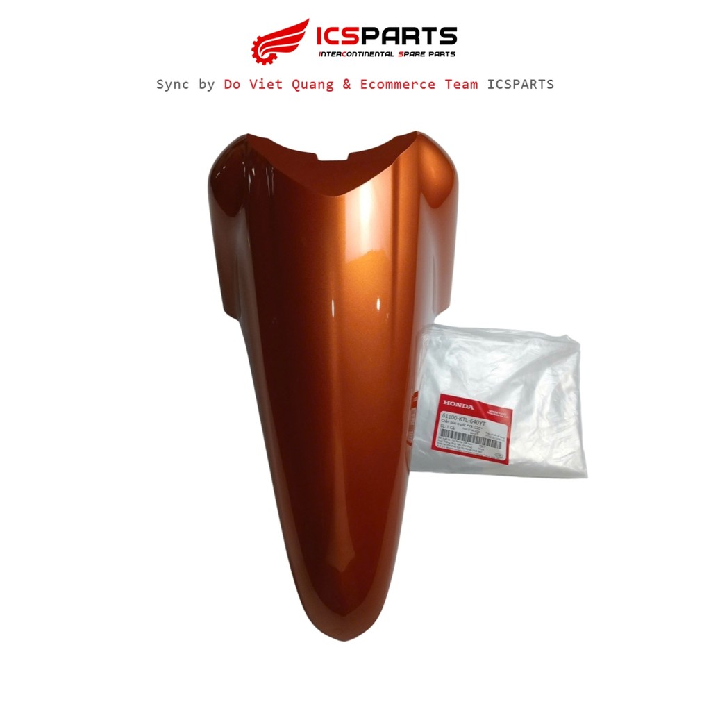 Plastic Front Fender YR322C HONDA Wave 100 Orange 2016 (61100-KTL-640YT ...