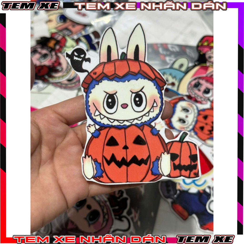 Labubu Mini Stickers Universal Stickers for Motorcycles and Electric ...