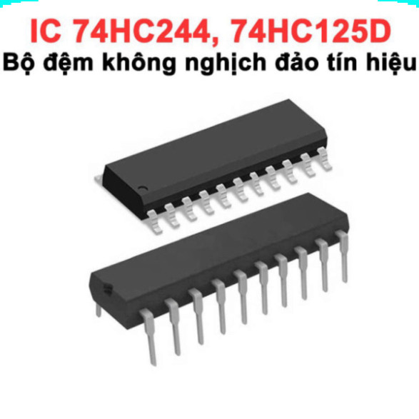 IC Buffer Non - Inverted 3 states 74HC244/ 74HC125D pin / pin | Shopee ...