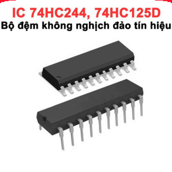IC Buffer Non - Inverted 3 states 74HC244/ 74HC125D pin / pin | Shopee ...