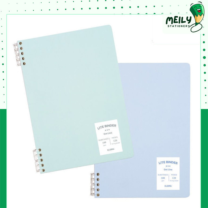 Plastic notebook with 2 horizontal lines and dots, 120 pages, 100gsm ...