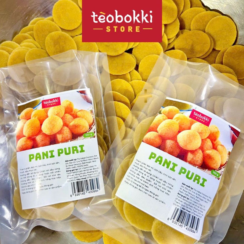 Pani Puri Teobokki Puff Cake 100g | Shopee Philippines