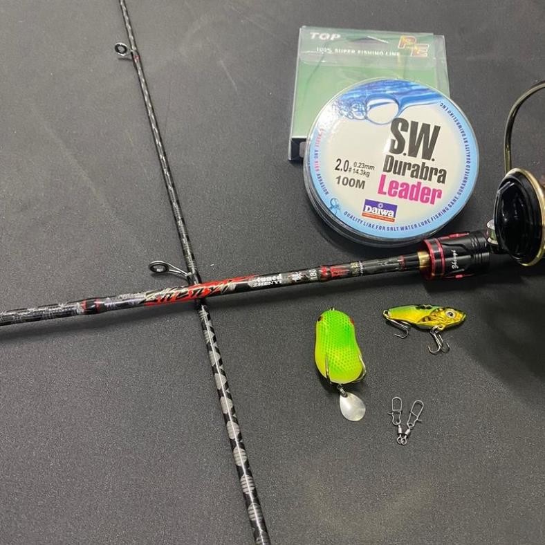 Red Devil standing lure rod set - complete accessories included ...