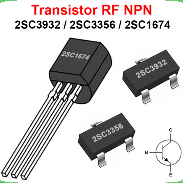 NPN RF Transistor 2SC3932 / 2SC3356 / 2SC1674 | Shopee Philippines