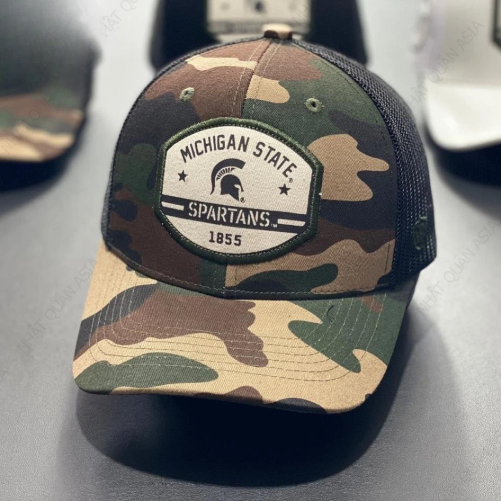 (NEW) Michigan hats and caps in khaki fabric with mesh, standard street ...