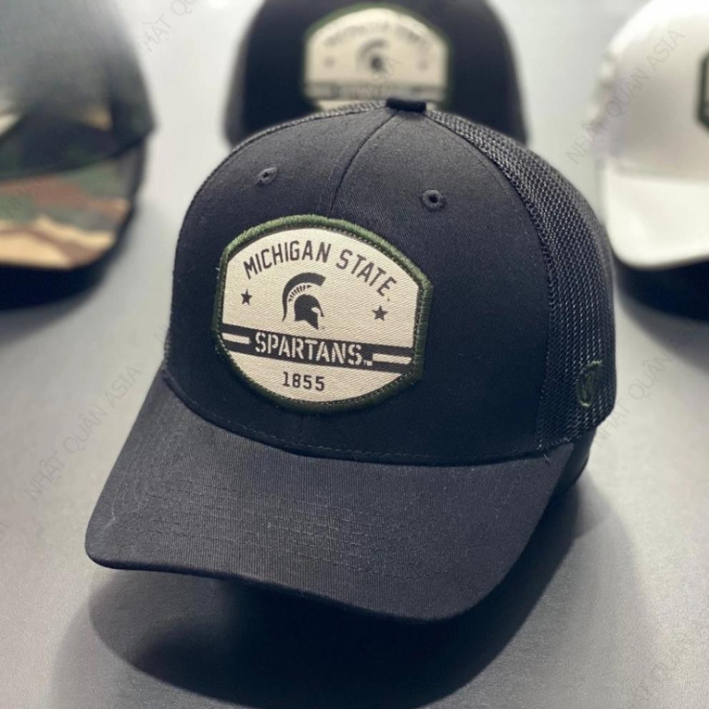 (NEW) Michigan hats and caps in khaki fabric with mesh, standard street ...