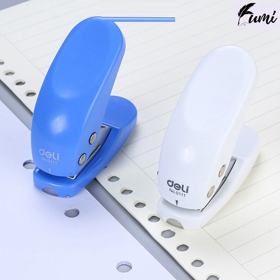 Handheld mini Deli paper hole punch for making notebooks up to 10 ...
