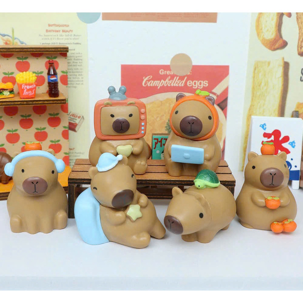 [TA] (Capy ver 2) Blindbox Capybara version 2 cute model with box and ...