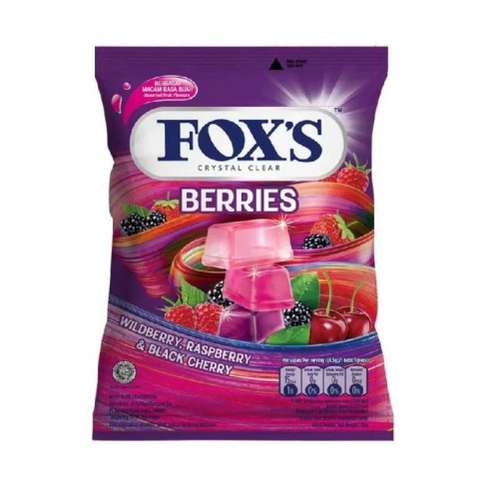 Fox's CANDY BERRIES MIXED FLAVOR 3 TYPES 90G | Shopee Philippines
