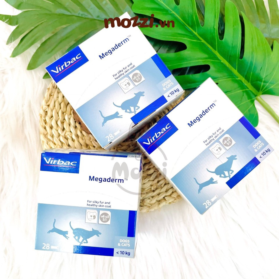 Megaderm Virbac skin and hair care Gel for dogs and cats Box of 28 ...