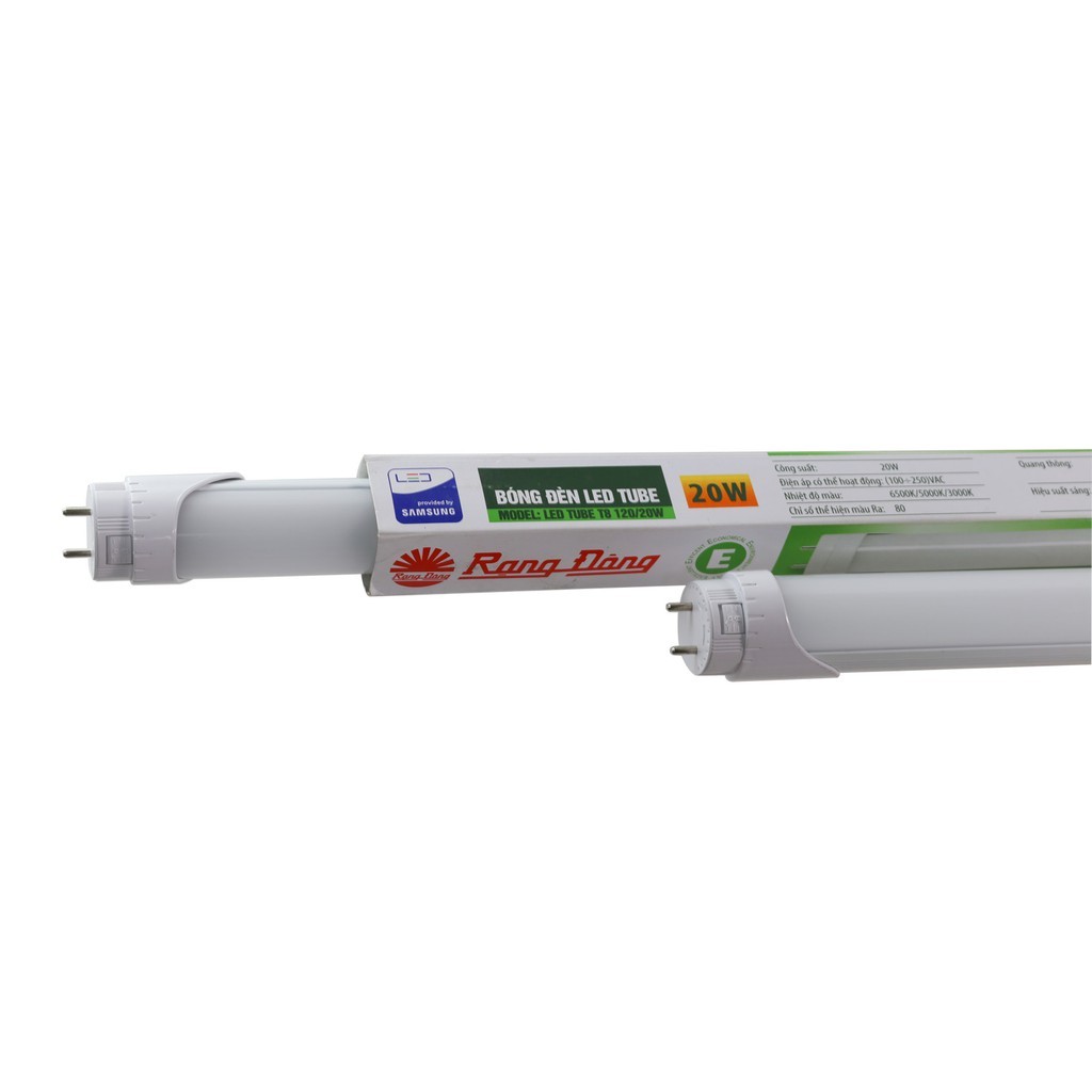 Rang Dong T8 20W LED TUBE light bulb (aluminum-plastic), super bright ...