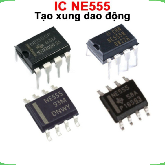 Ne555 oscillator pulse generator IC | Shopee Philippines