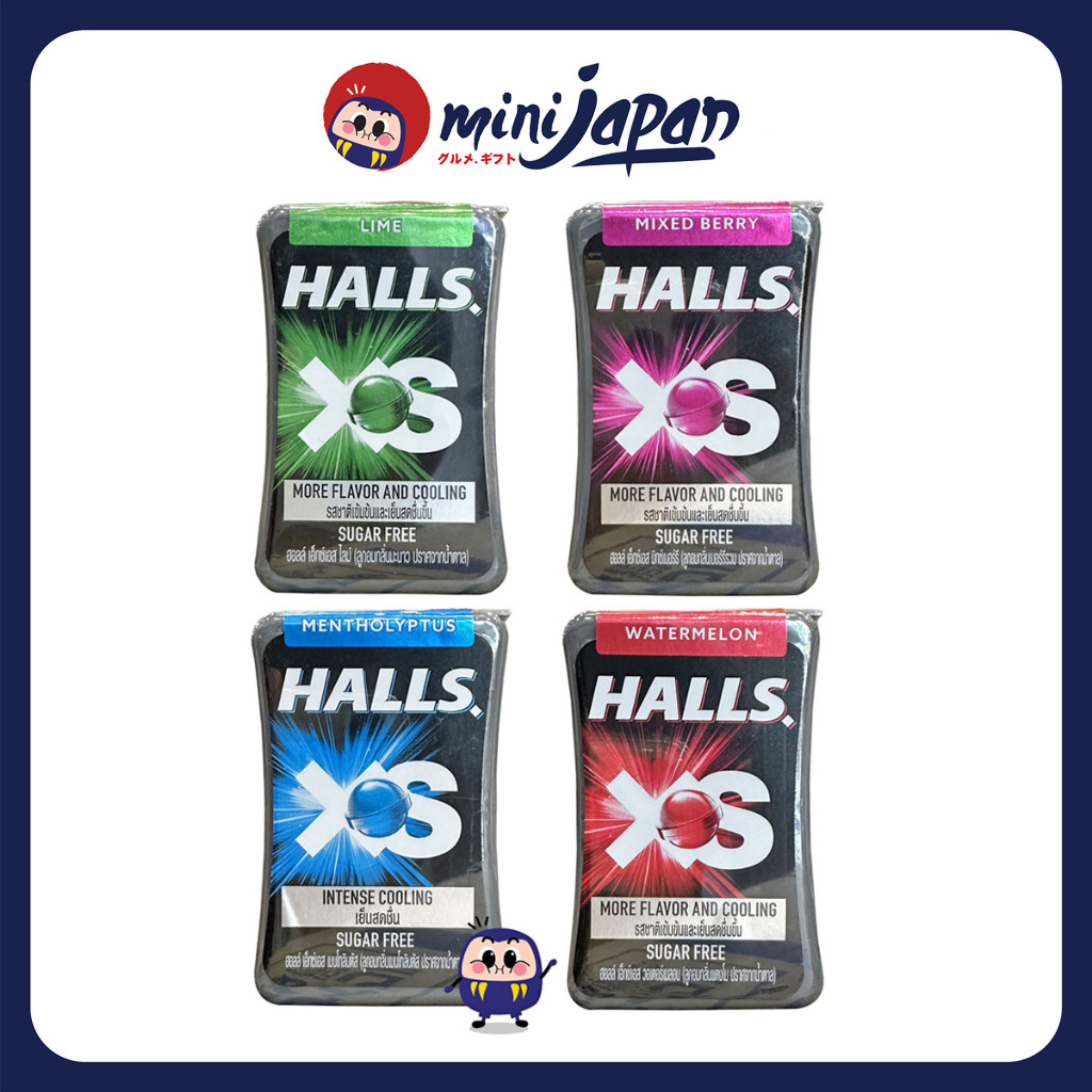 The Halls XS sugar-free lozenges 12.6g help freshen The mouth, relieve ...