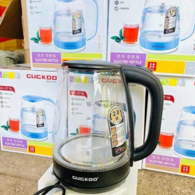 2 Liter Glass Kettle, Transparent Electric Kettle, Tea Kettle | Shopee ...