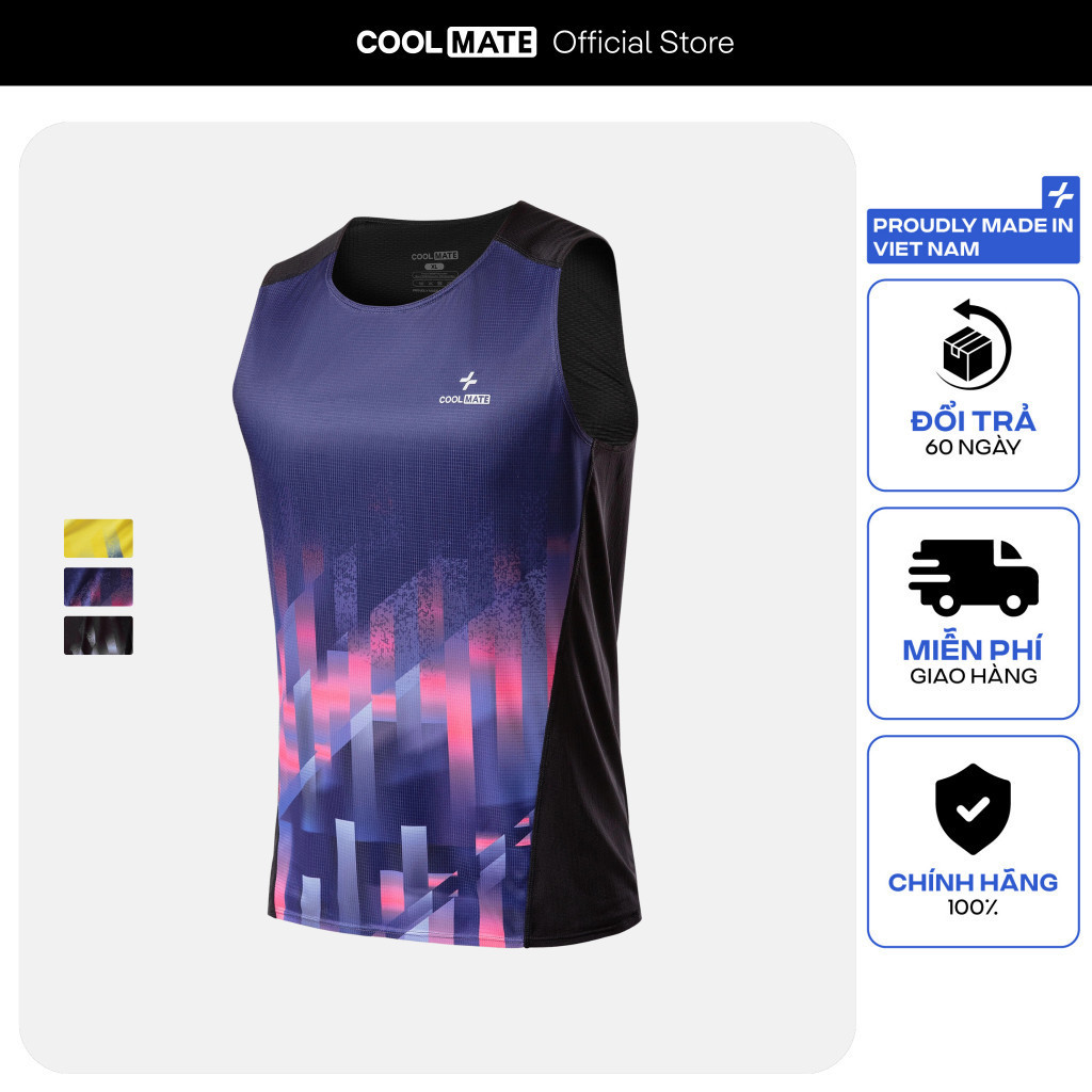 Coolmate Advanced Vent Tech Exdry Breathable Running Singlet | Shopee ...