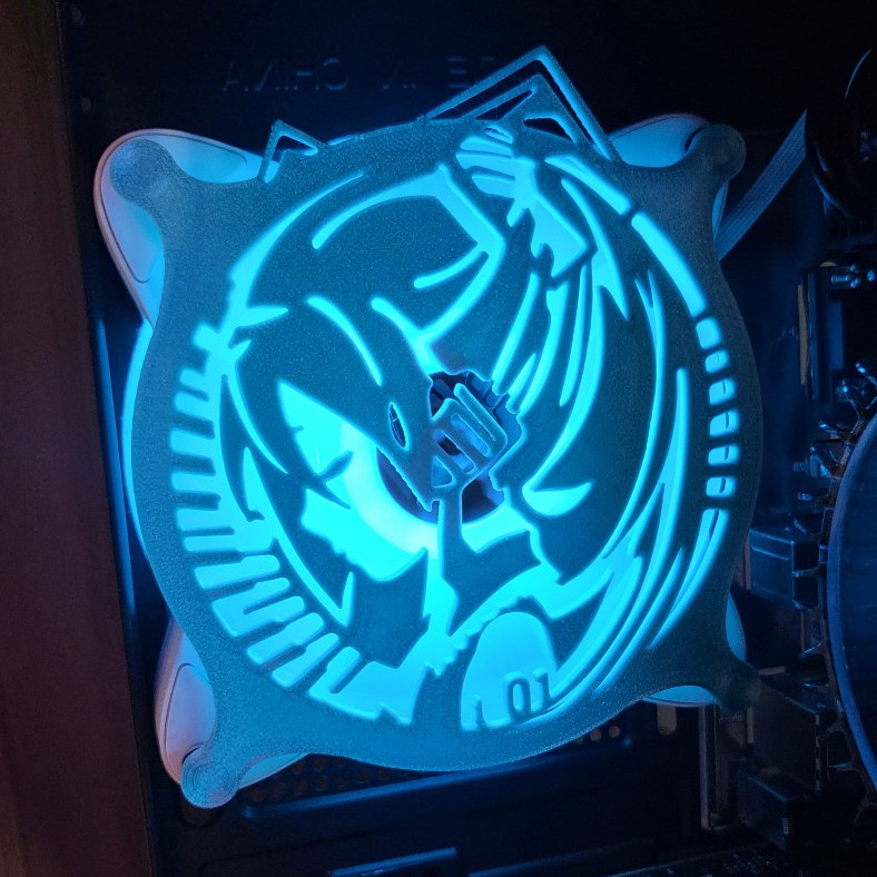 Hatsune Miku 120mm PC cooling fan decorative cover (no screws) | Shopee ...