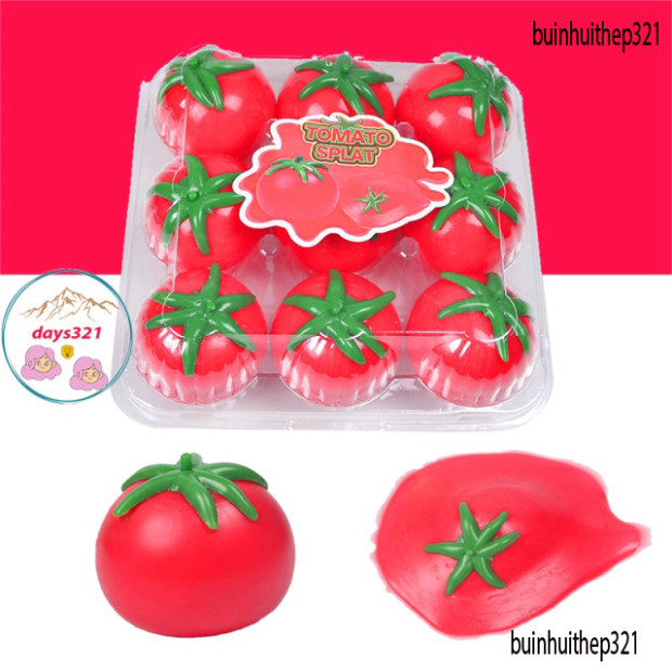 Lovely Squishy Gudetama Red tomato mochi slime squeeze to relax and ...