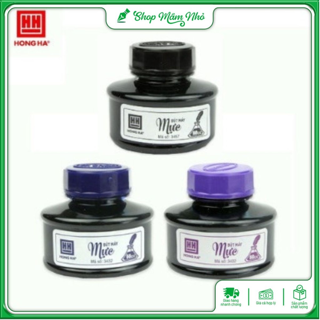 Hong Ha 3432 Fountain Pen Ink, Common Ink for Primary School Students ...