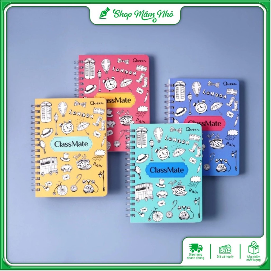 XO Classmate Spring Notebook - Horizontal Notebook B5-A5-A6 200 Pages ...