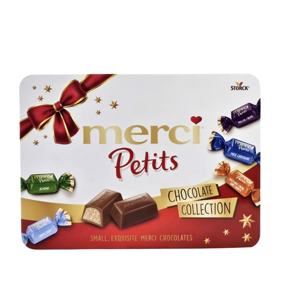 Merci PETITS CHOCOLATE COLLECTION MIXED CHOCOLATE GIFT BOX 375G ...