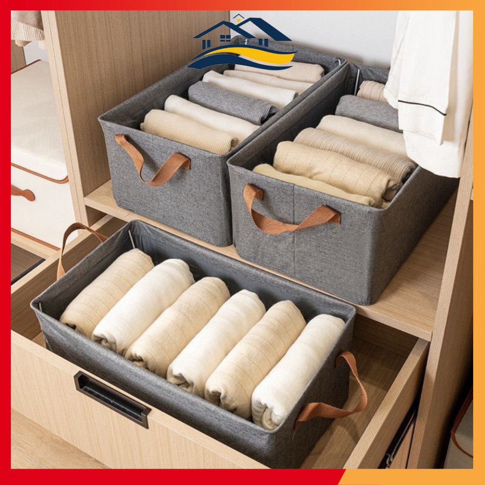 Morning House waterproof Oxford fabric foldable clothes storage box ...