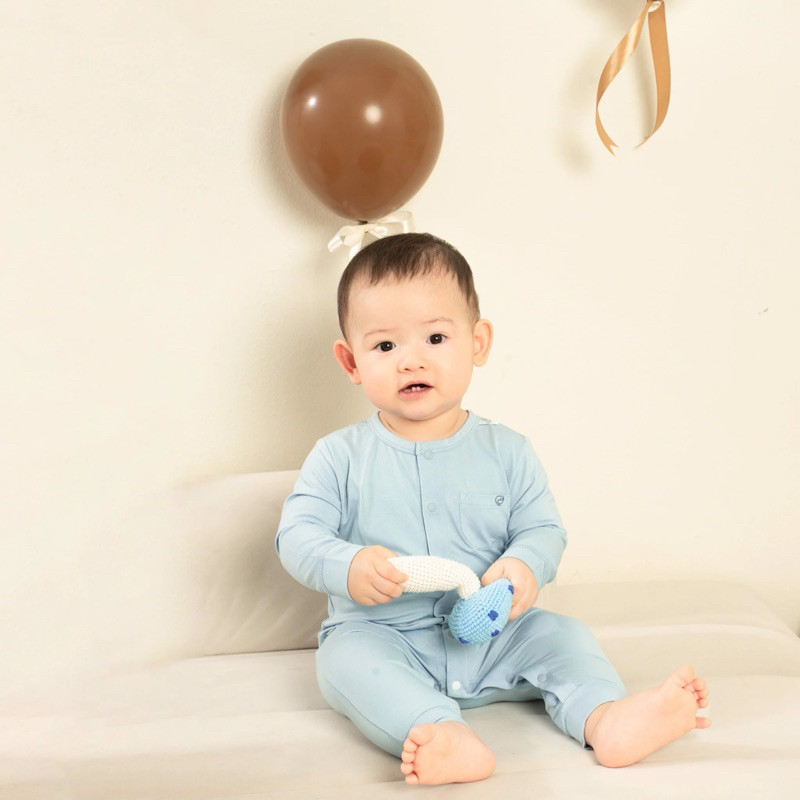 Bubaby (0M-12M) Long-sleeved mid-set bodysuit - Bambus BBB210205 ...