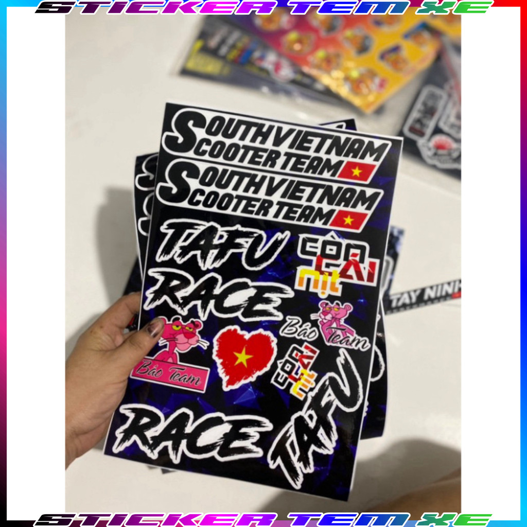 Sticker Combo Set of 11 Logos Singing Team Newspapers Super Cool Tren ...