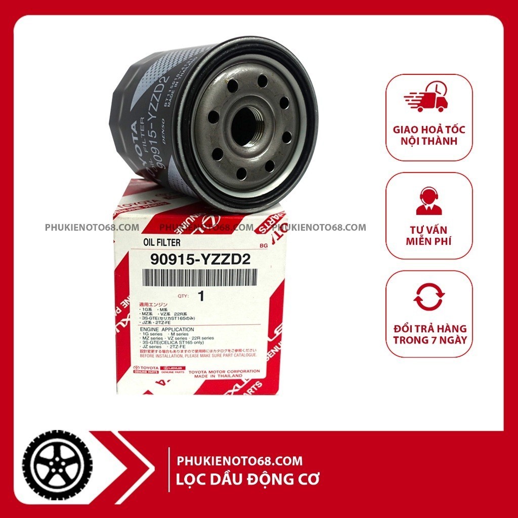 Oil filter, engine oil for Toyota Fortuner, Hilux, Innova cars OEM code ...