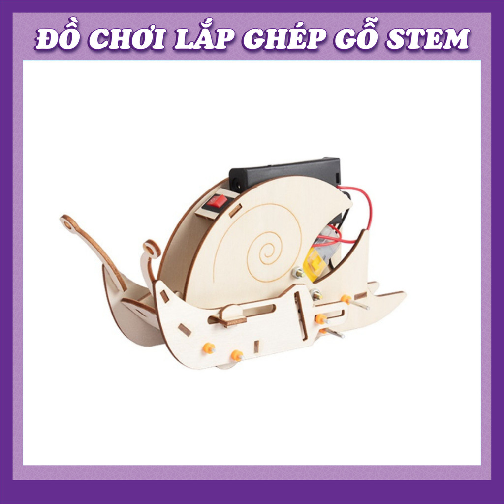 Learning materials warehouse - Snails - Wooden assembly toys - STEM ...
