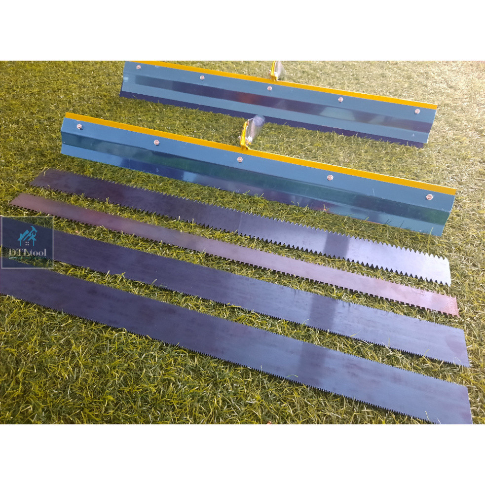 56cm long steel self-leveling Epoxy paint rake, replacement comb. Comb ...