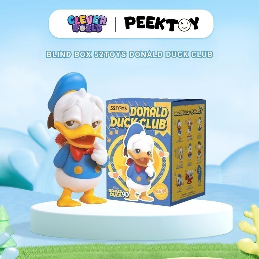 Blind Box Disney Donald Duck Club 52TOYs Plush Material, Mini Clever ...