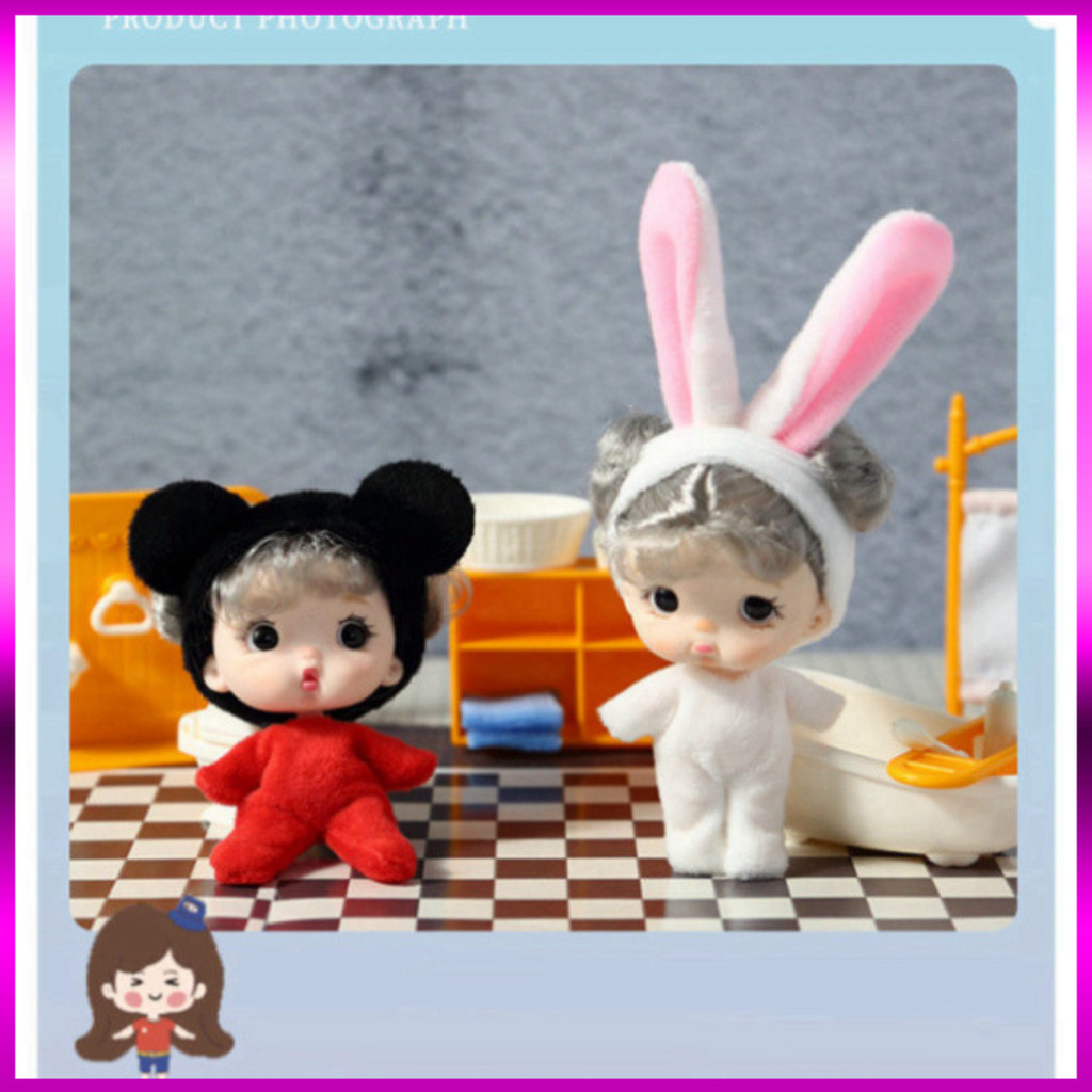 OB Baby Kawaii Mini Doll 10 Cm (3 Inch) With Cute and Adorable Animal ...