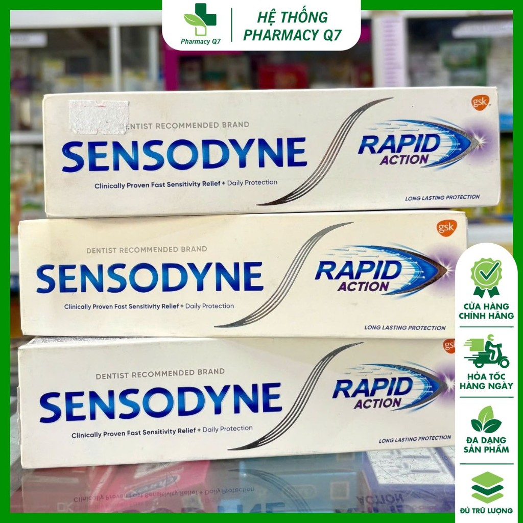 SENSODYNE Rapid Action Toothpaste Helps Reduce Sensitivity Fast (100g ...