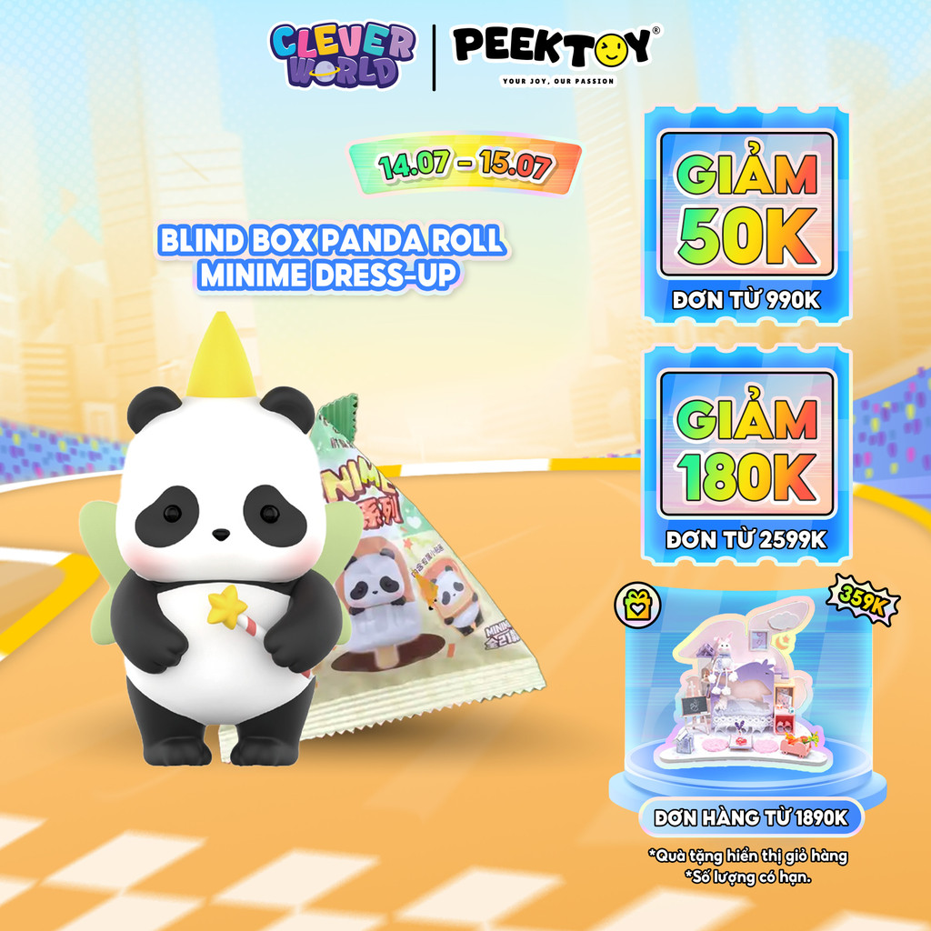 Blind Box Panda Roll Minime Dress Up 52TOYS Genuine, Clever Box ...