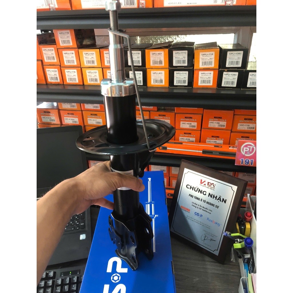 Front Left + Right Shock Absorber Toyota Vios, Yaris version 1.5 ...