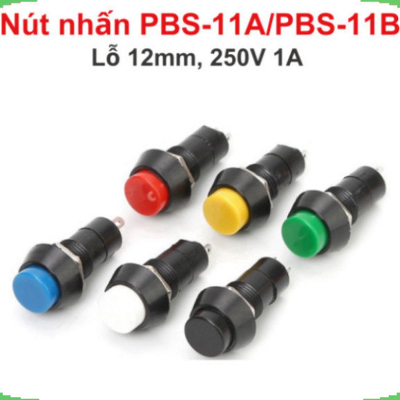 (10 Pieces) Hold down button PBS-11A/ push release PBS-11B 12mm 2 pins ...