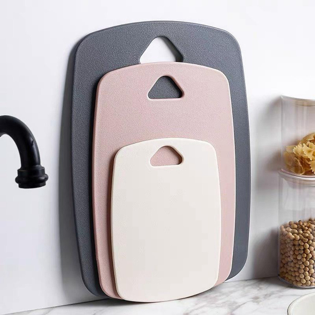 Combo of 3 antibacterial plastic cutting boards, high-quality anti-mold ...