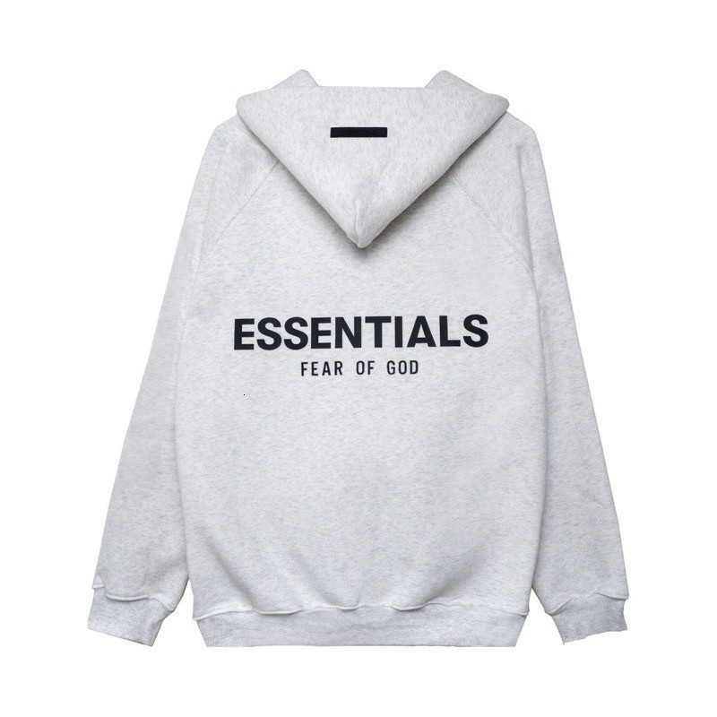 ESSENTIALS fear of god high quality street zip Hoodie Unisex new ...